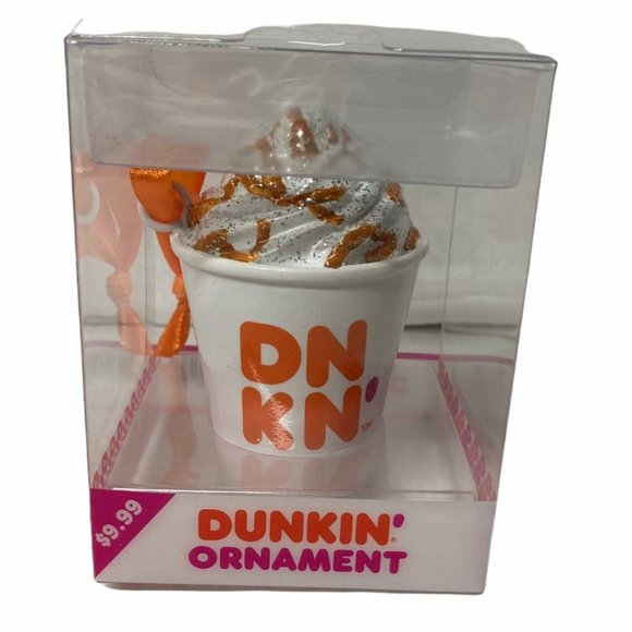 Dunkin Donuts | Holiday | Brand New Dunkin Ornament Cafe Latte Coffee ...